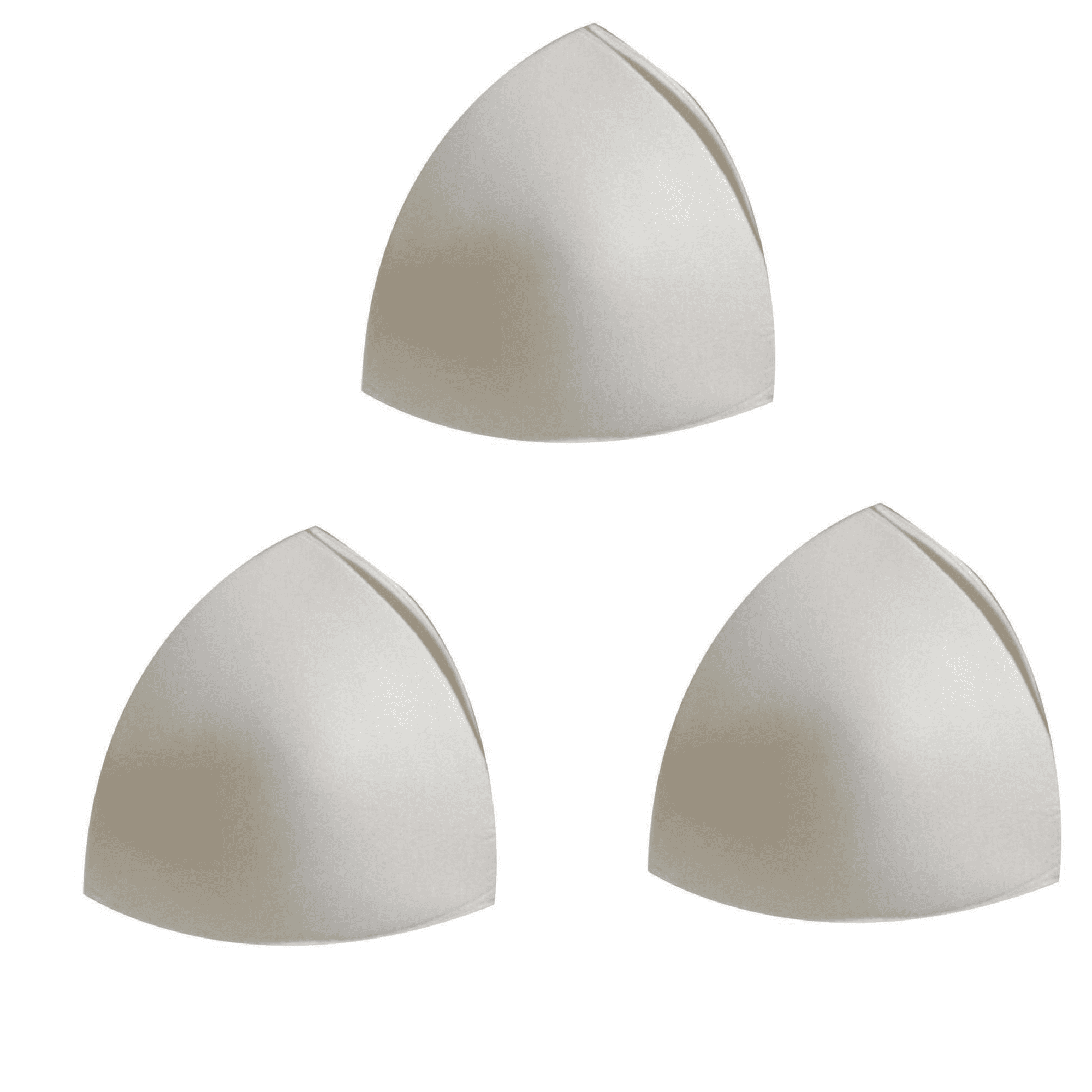 3 Pair Bra Cup Pads Insert Triangle Chest Breast Underwear Sport ...