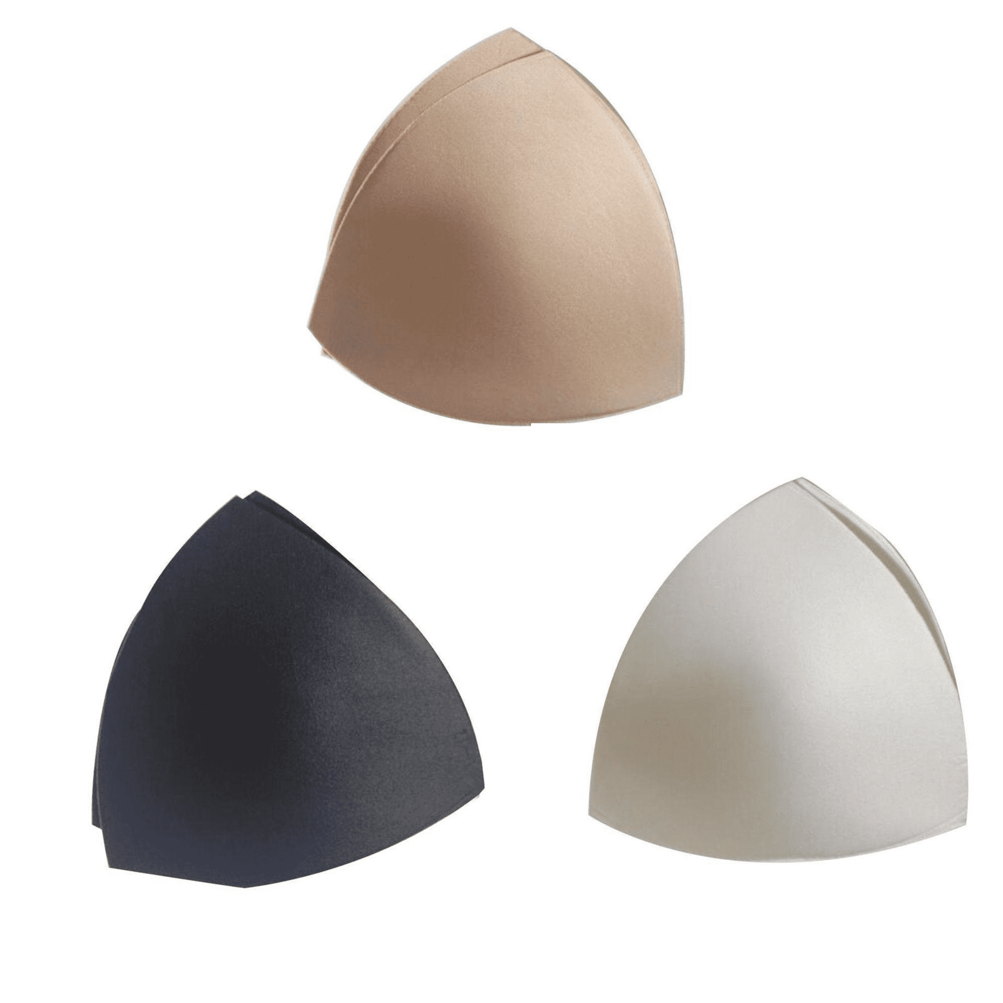 3 Pair Bra Cup Pads Insert Triangle Chest Breast Underwear Sport ...