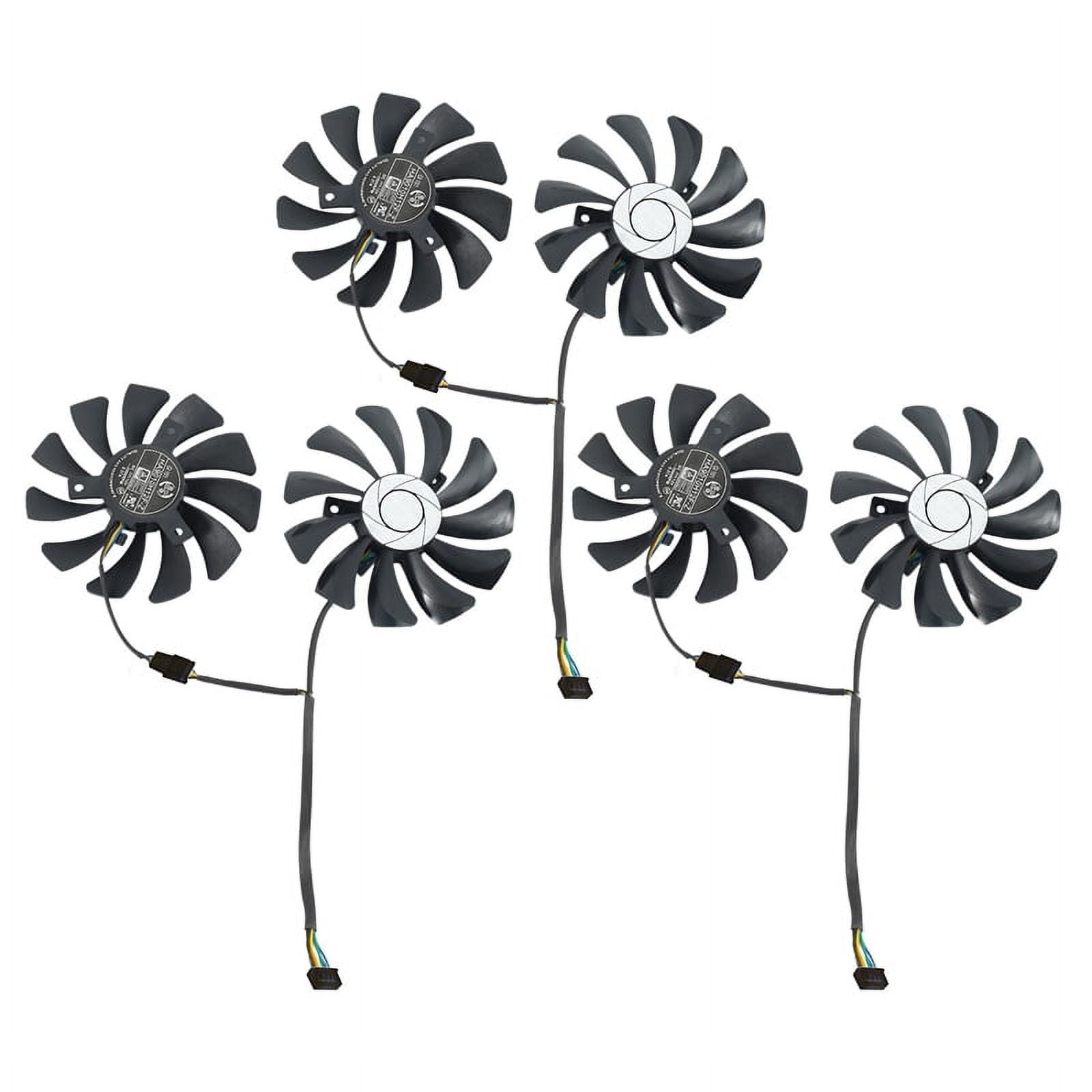 3 Pair Graphics Card Fan 85mm Ha9010H12F-Z 4Pin Cooler Fan for Gtx 1060 ...