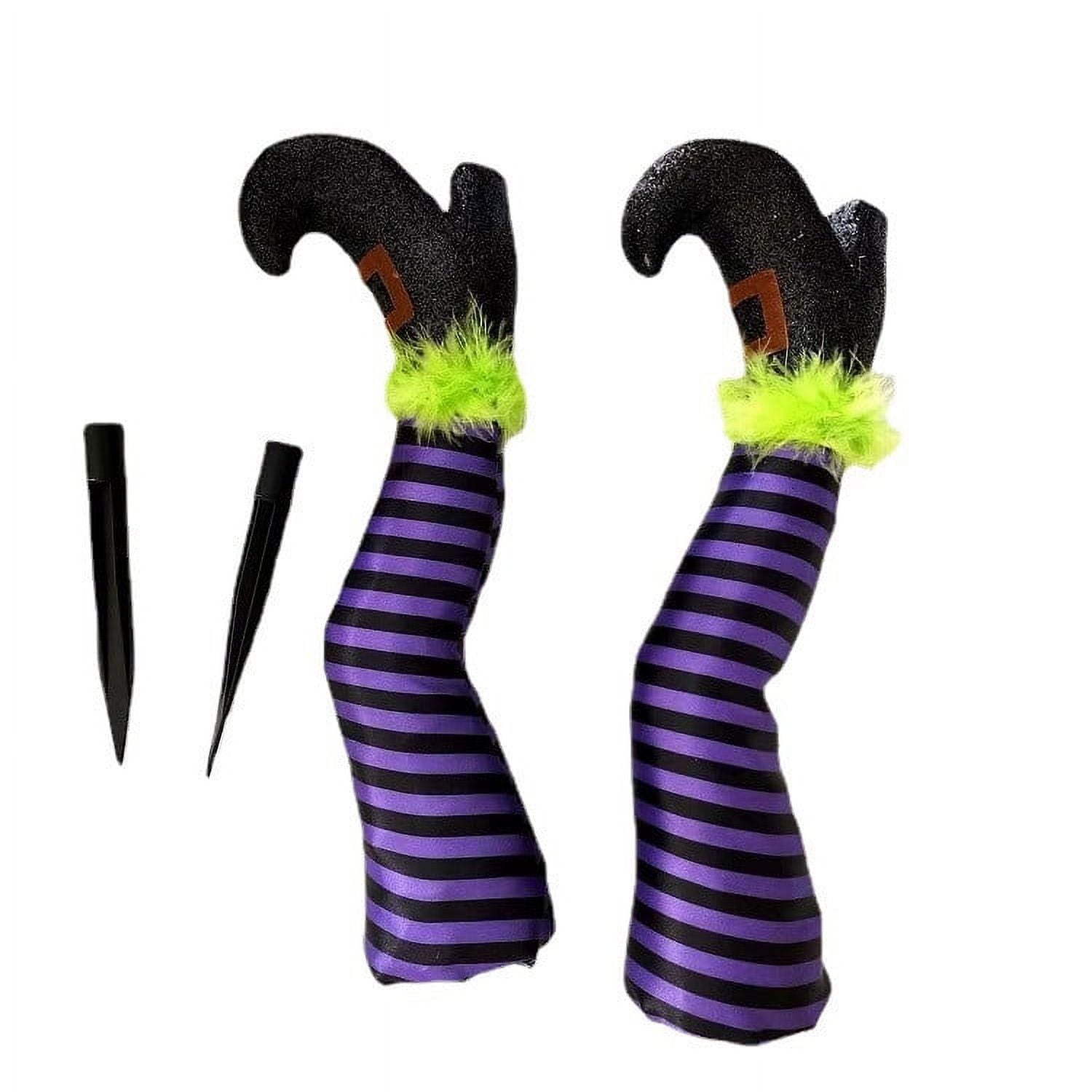 3 Pair Halloween Witch Legs Upside Down Wicked Witch Legs Prop for ...