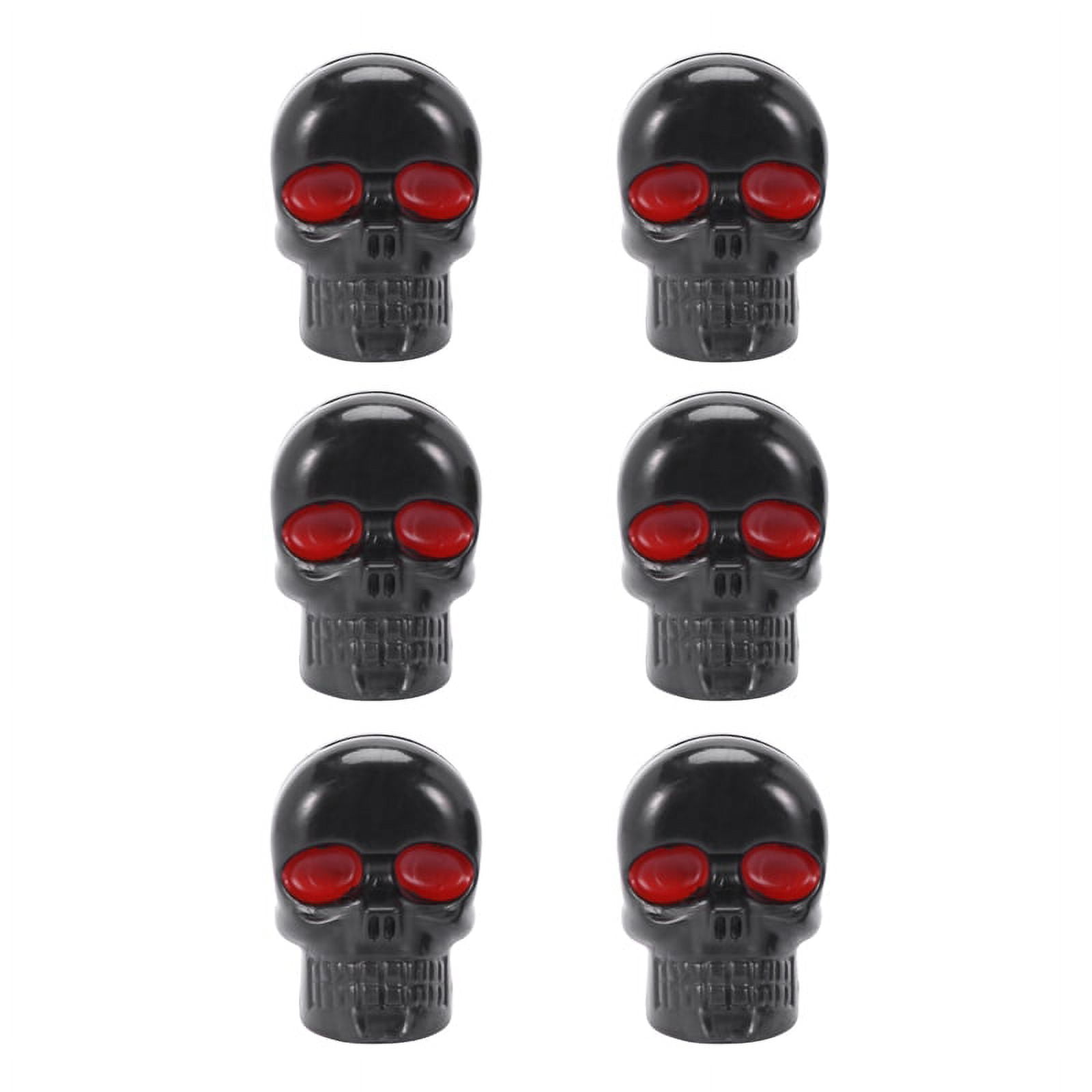 3 Pair Motorcycle Skull Number Plate Frame Screws Fitting Screw Black ...