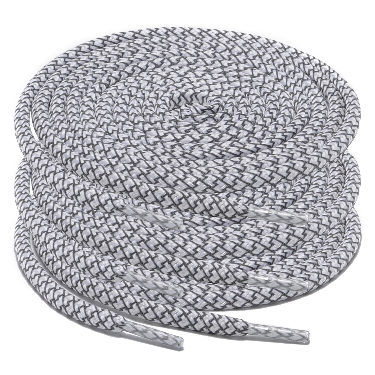 3 Pair Round Reflective Shoe laces Replacement Rope for Sneakers ...