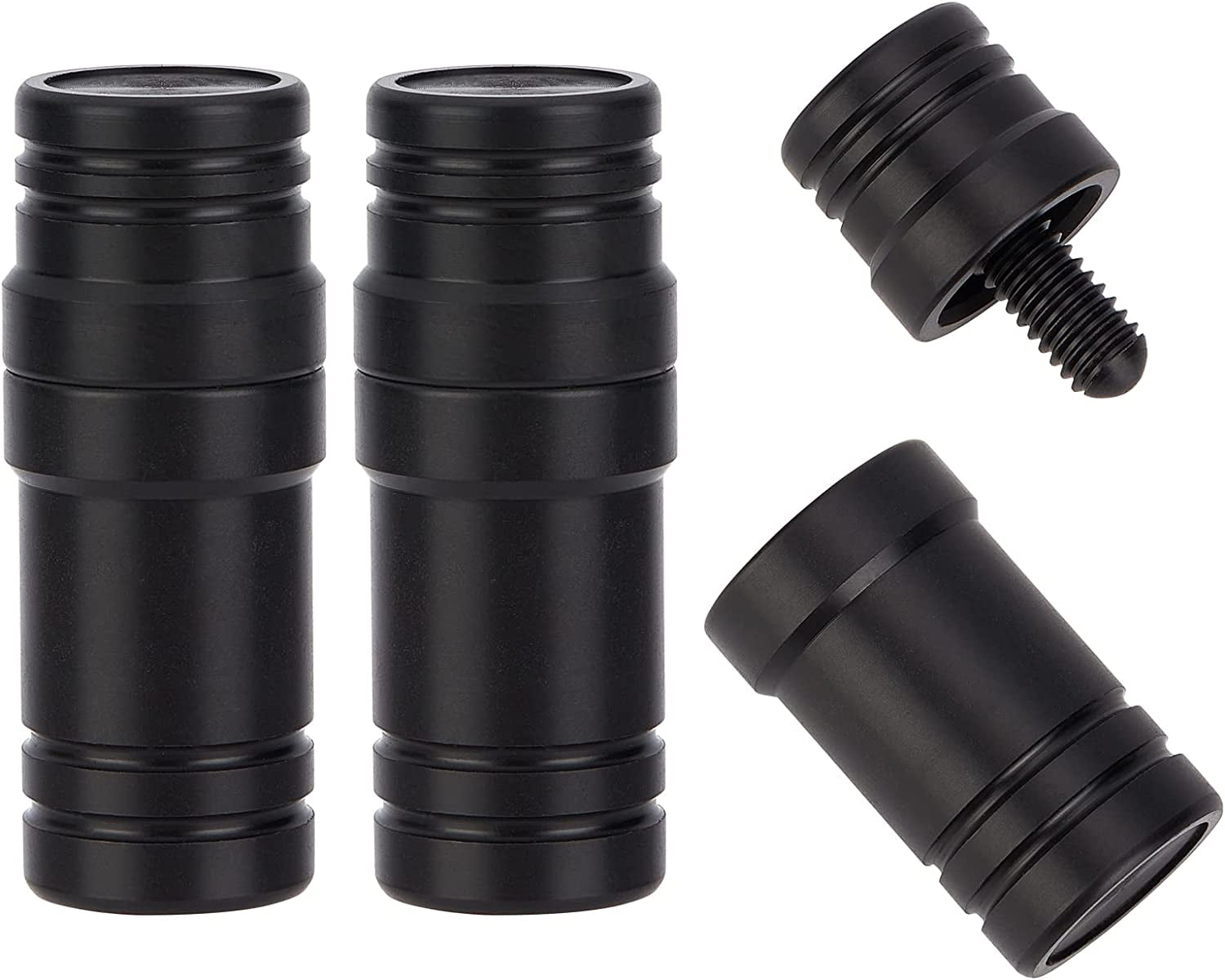 3 Pair Stick Joint Protector 5/16 X 18 Pool Joint Thread Cap Black Pool ...