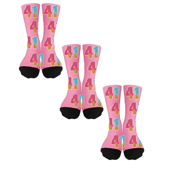 3 Pairs 41 Socks Meme Four One 4 1 Socks Kids Ice Cream Design 41 ...