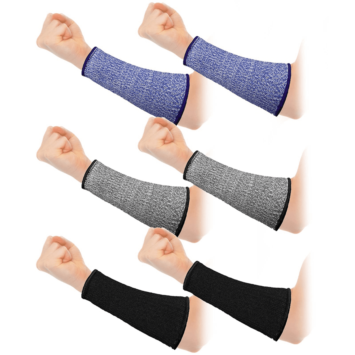 3 Pairs Arm Protectors for Thin Skin and Bruising Cut Forearm Sleeve ...