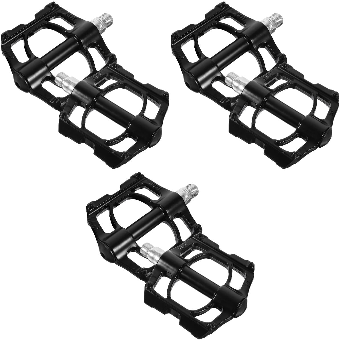 3 Pairs Bicycle Pedals Road Mountain Bike 9/16" Pedals Bike Parts ...