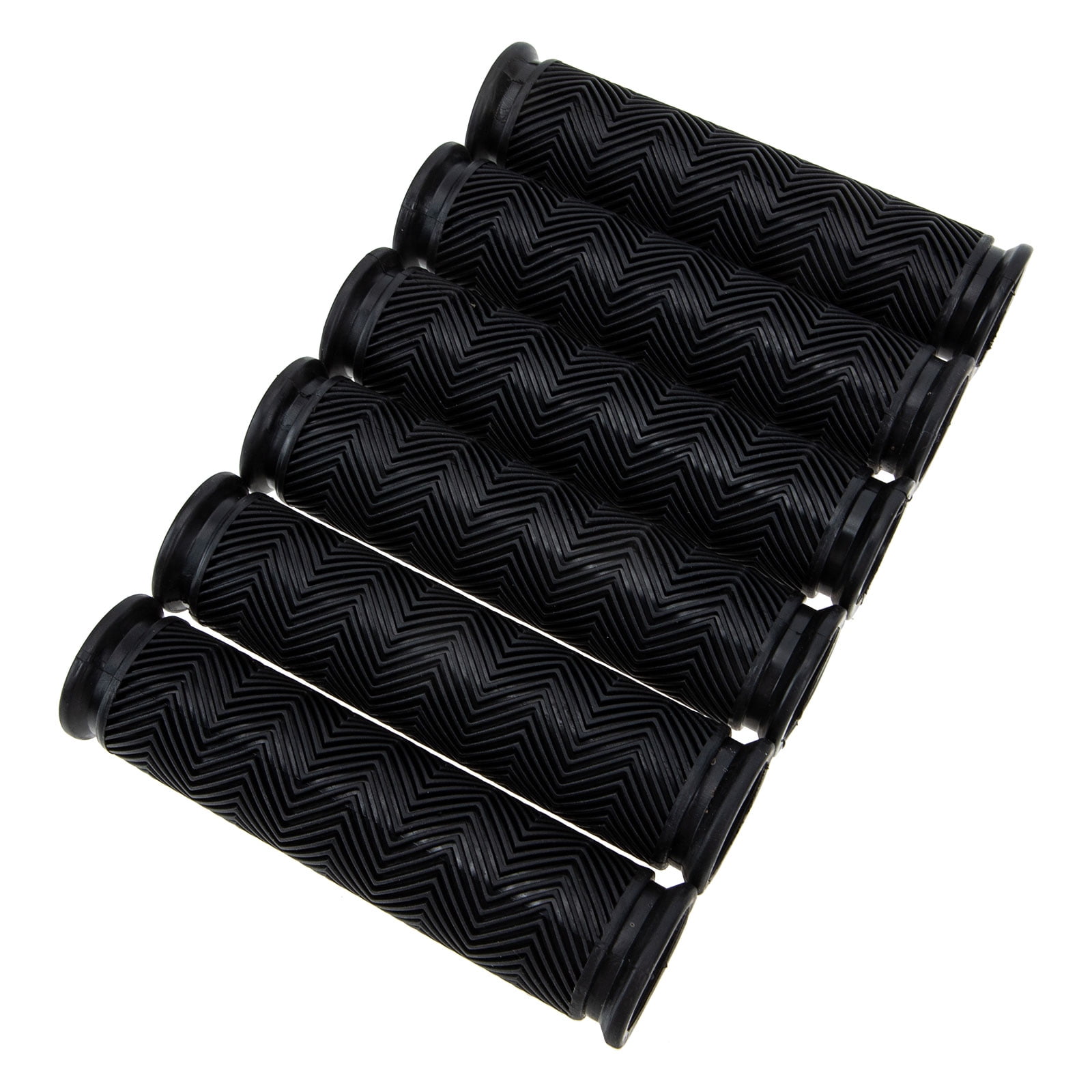 ifundom Bike Handlebar Grips Anti-Slip Cover Black Easy Install 3Pairs ...