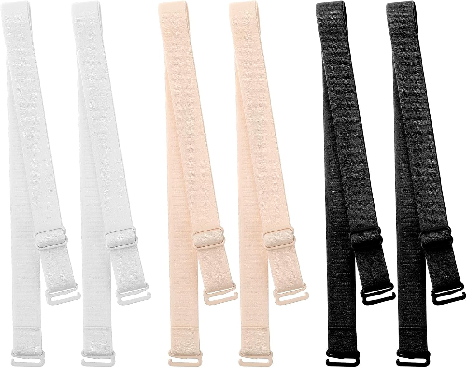 3 Pairs Bra Strap Replacement Women's Convertible Bra Straps ...