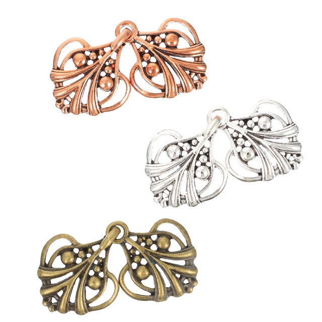 3 Pairs Buckle Sweater Cloak Fastener Cloak Cape Fastener Shirts Cinch ...