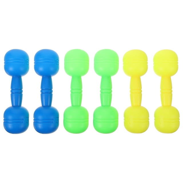 3 Pairs Children's Dumbbell Gym Equipment for Kids Toy Weights Toddler ...
