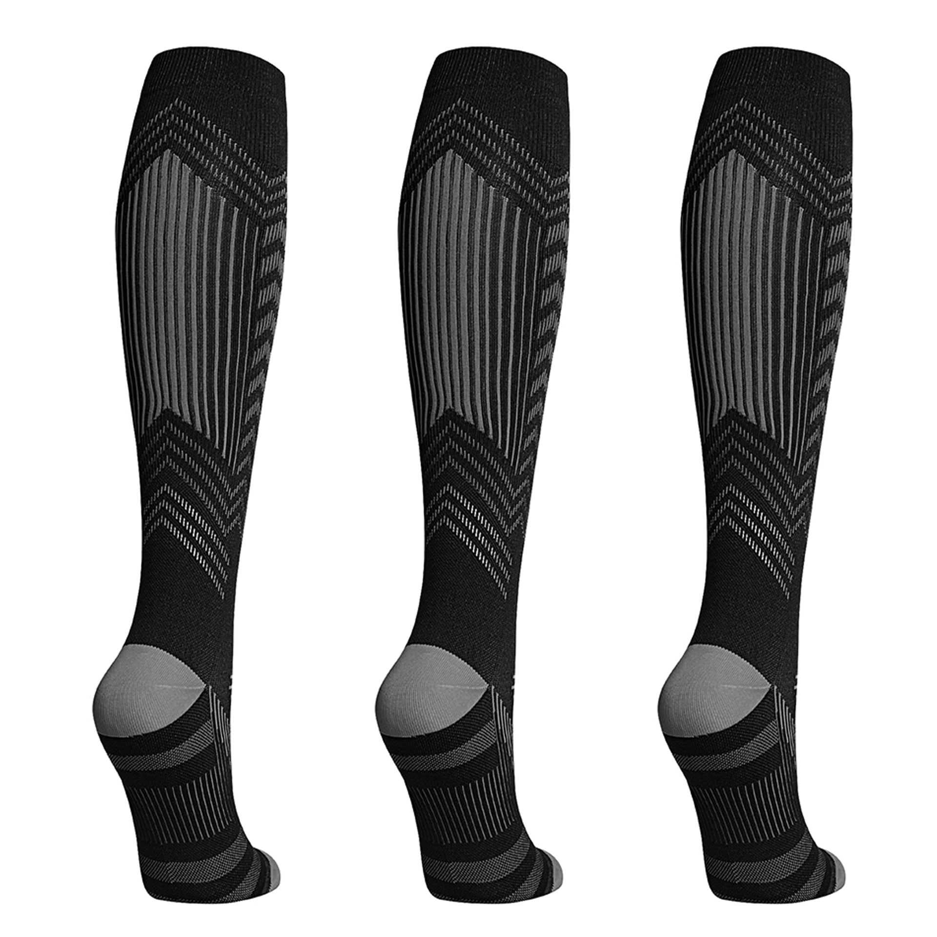 3 Pairs Compression Socks 20 30mmhg For Men And Women Best Compression Socks For All Day Wear