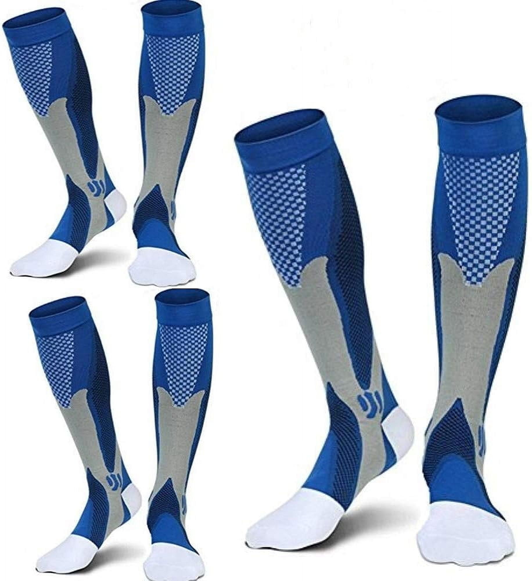 3 Pairs Compression Socks for Nurses - Women & Men - 20-30mmHg ...