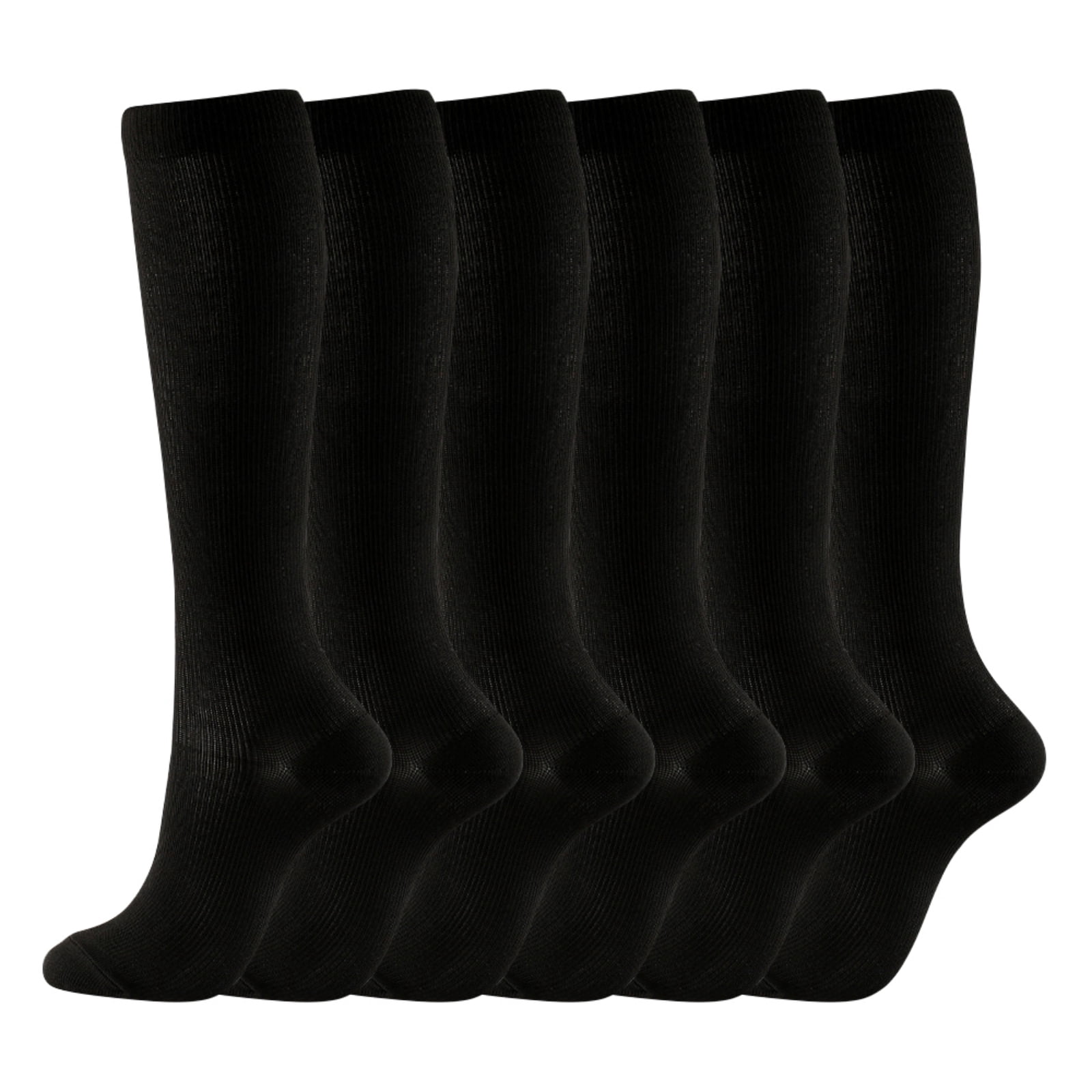 3 Pairs Compression Socks for Women & Men Circulation 15-20 mmHg Best ...