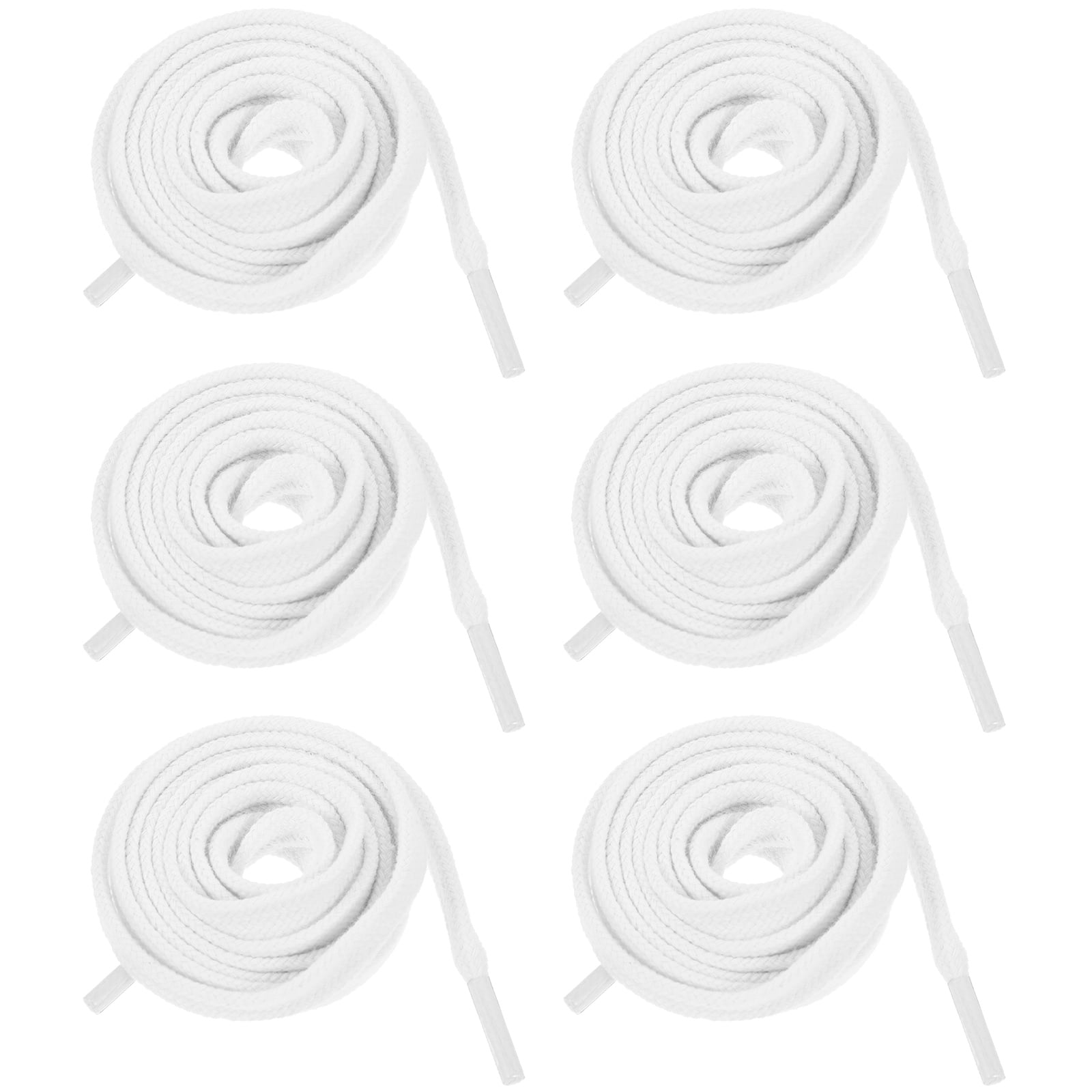 3 Pairs Cotton Flat Shoelaces Sneakers Shoes Wide Shoestring for ...