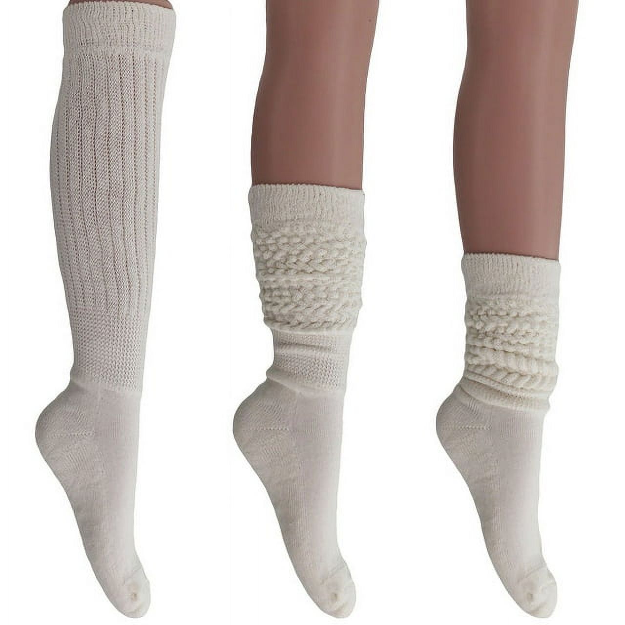 Extra Long Heavy Slouch Socks Lilac 2 Pair Size 9-11 - Walmart.com