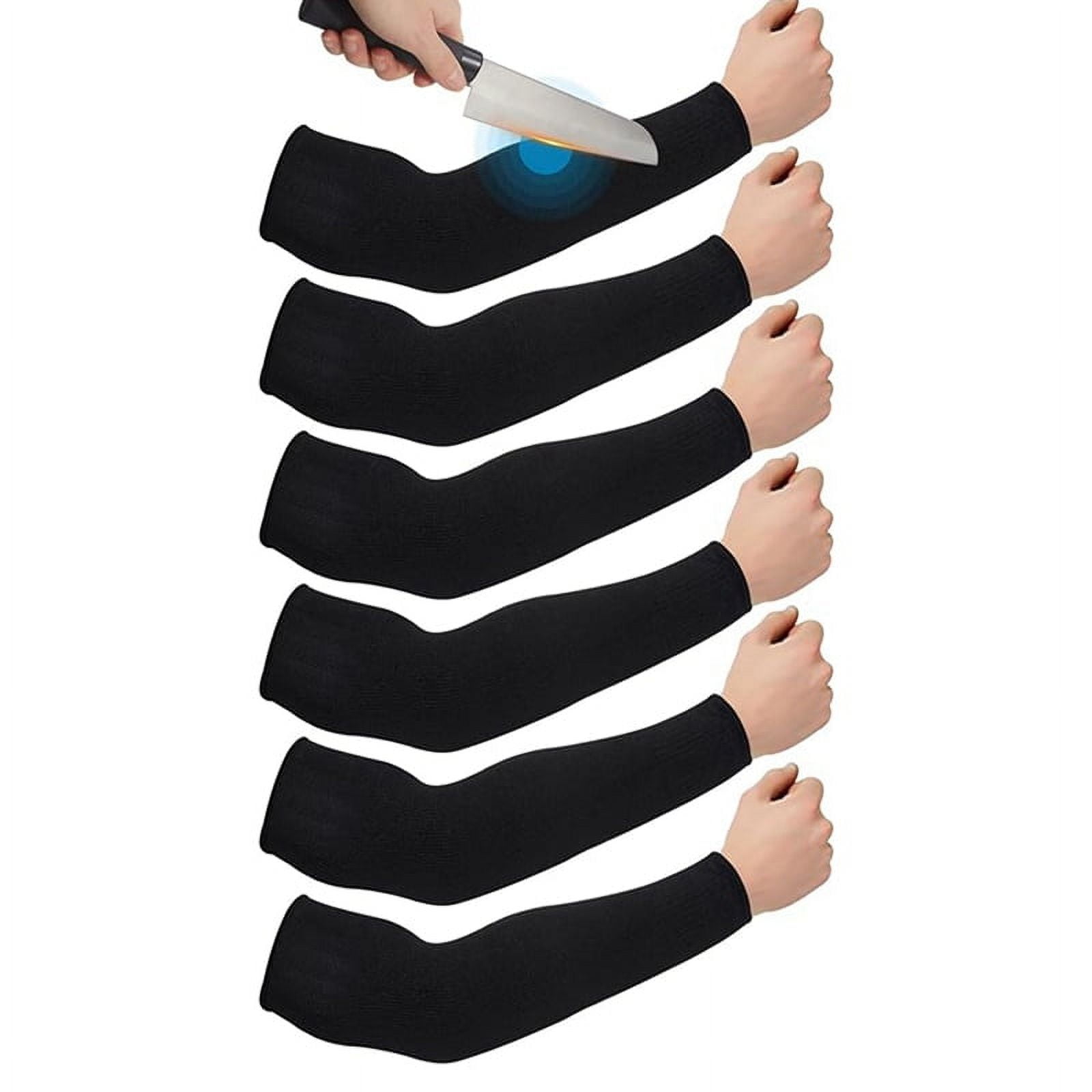 3 Pairs Cut Arm Sleeves Level 5 Arm Guard Protectors for Thin Skin and ...