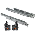 3 Pairs of DTC 20-Inch D-Motion Frameless Three-Section Bottom Rail ...
