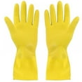 [3 Pairs] Dishwashing Gloves - Rubber Gloves, Yellow Kitchen Gloves ...