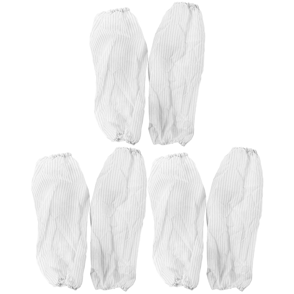 3 Pairs Disposable Oversleeve Waterproof Arm Sleeves Dust-proof Covers ...