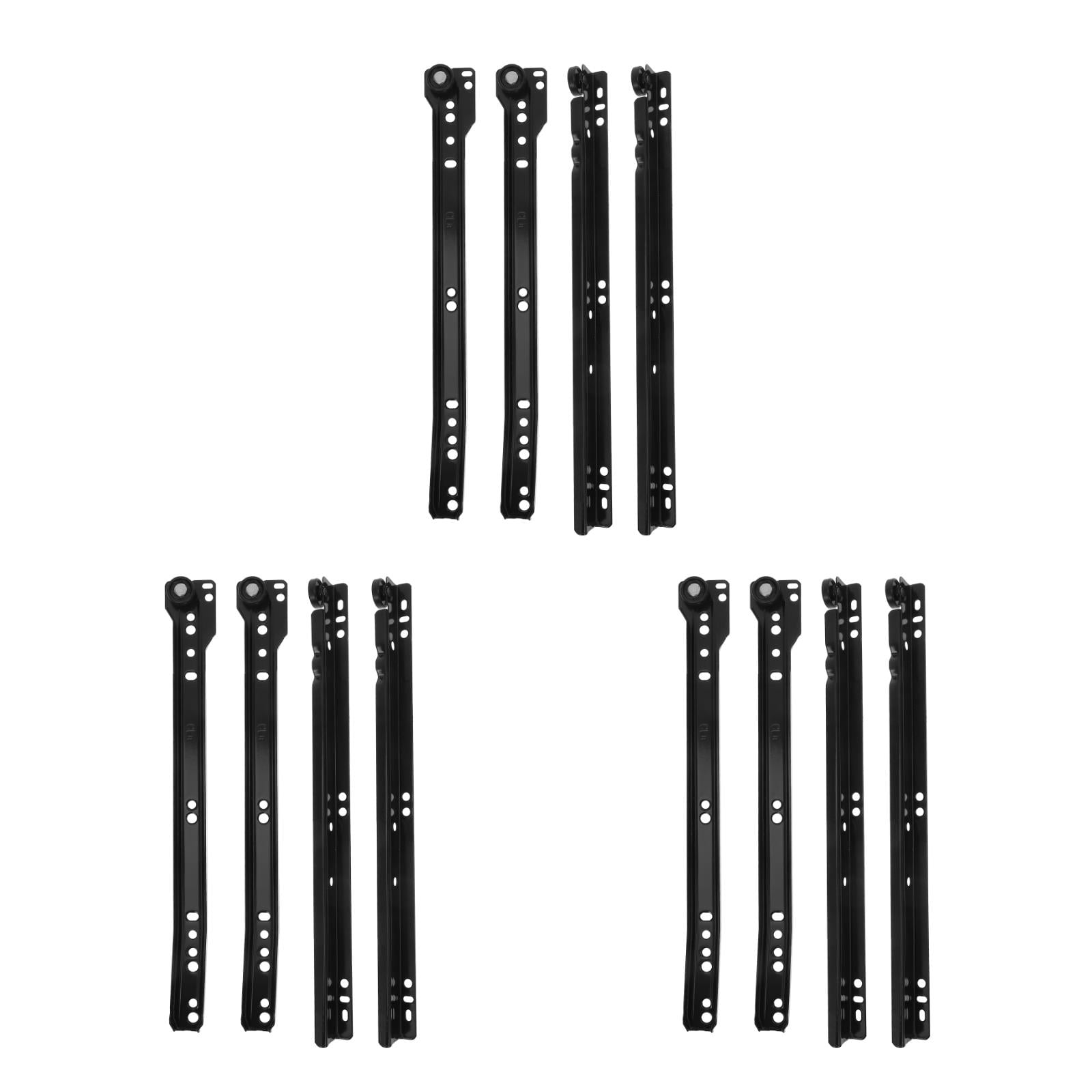 3 Pairs Drawer Slides Bottom Mount Replacement Drawer Slides Dresser ...