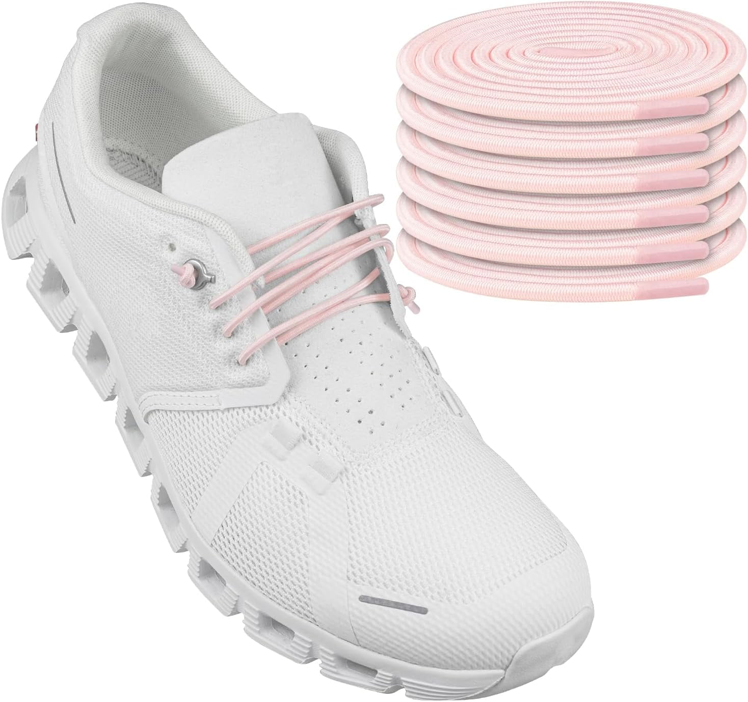 3 Pairs Elastic Shoelaces for ON Cloud 5 No Tie Replacements Shoes ...