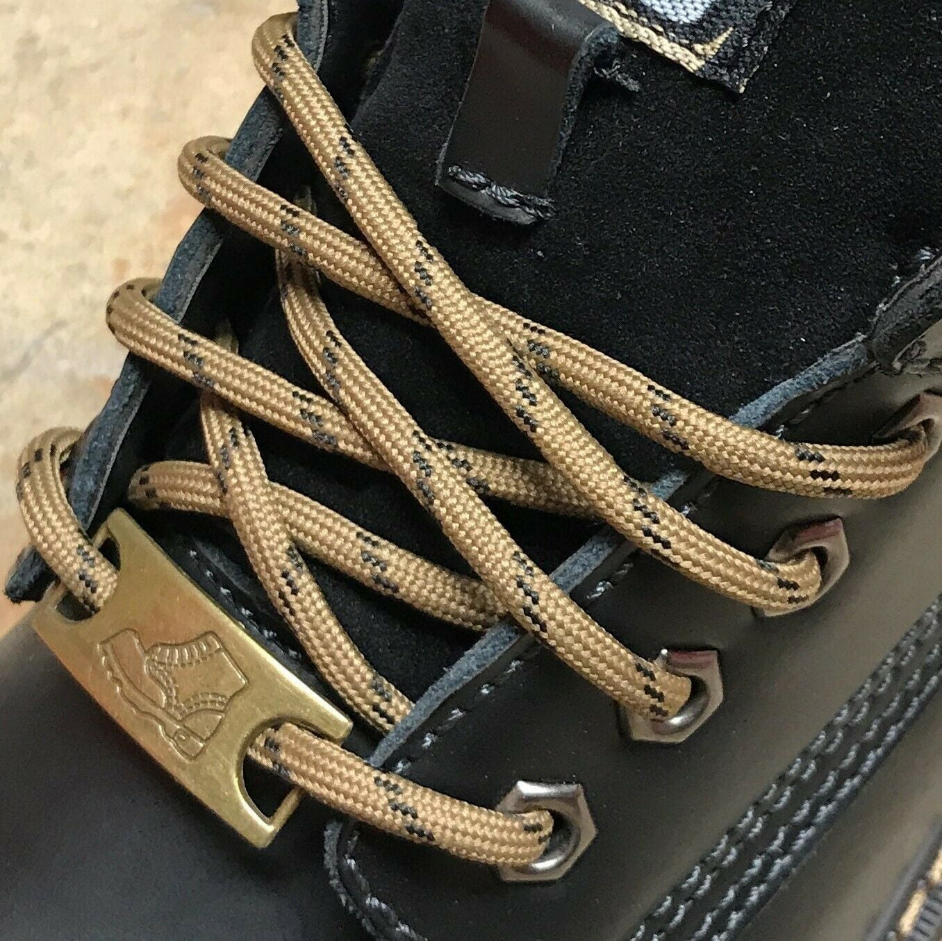 3 Pairs Heavy duty Round Strings Boot Laces Shoelaces for Military ...