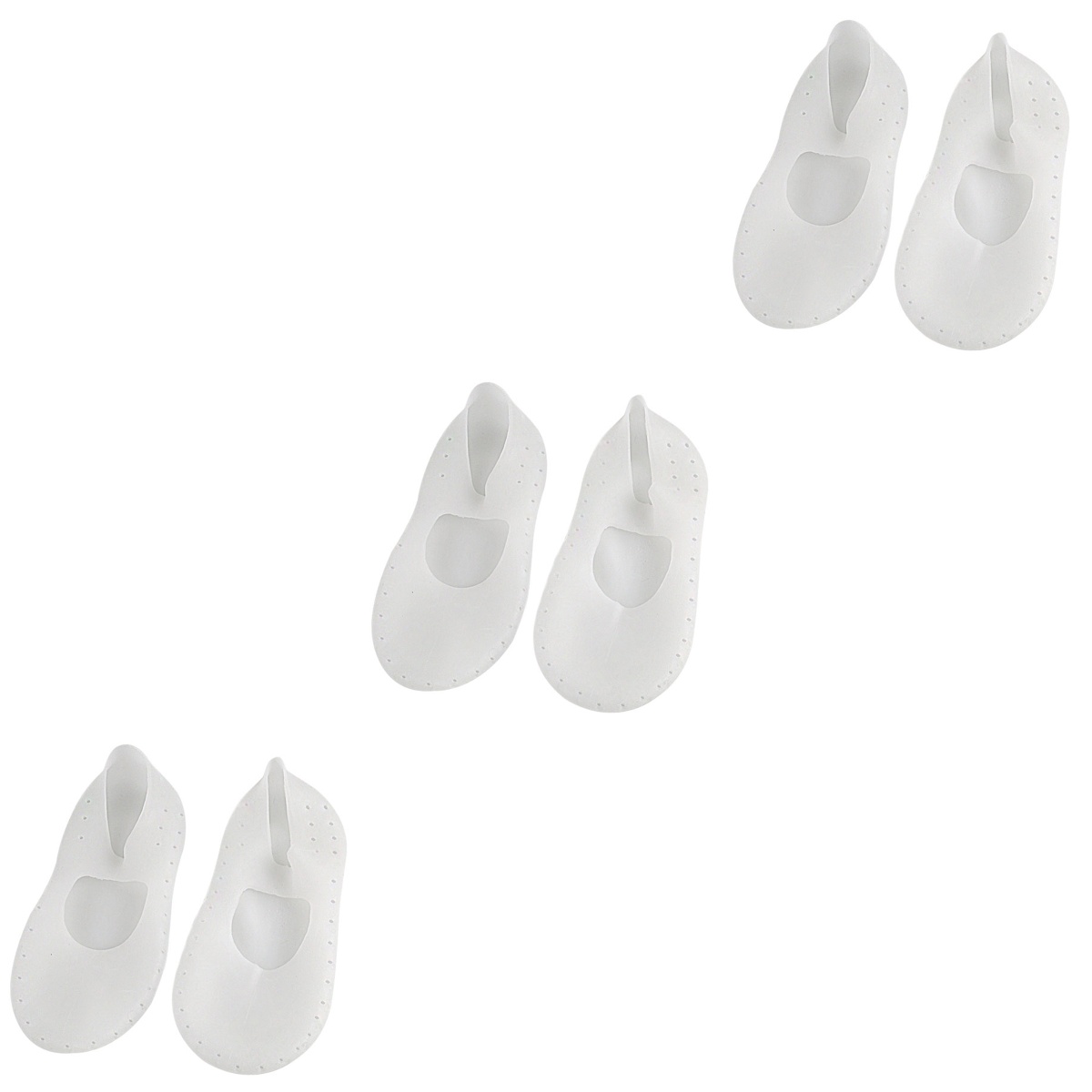 3 Pairs High Heel Protectors Foot Cover Socks Invisible Short Mens ...