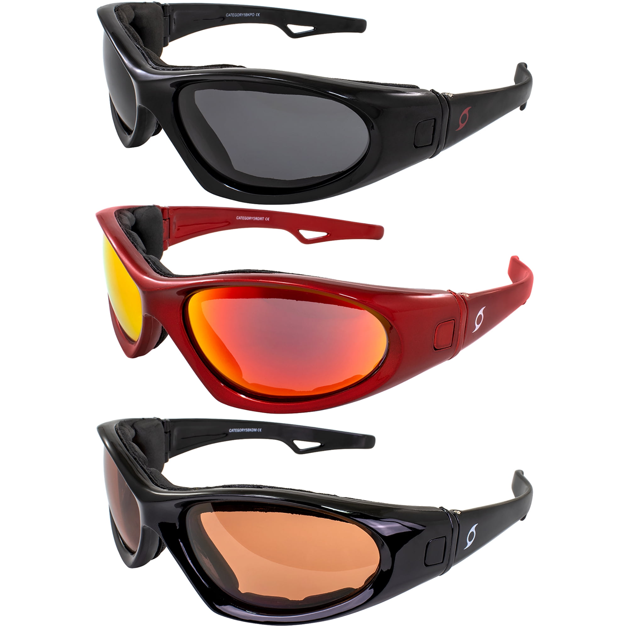 3 Pairs of Hurricane Eyewear Category 5 Jet & Water Ski Floating ...