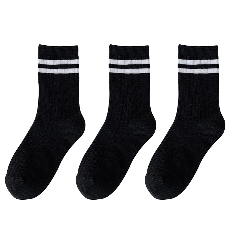 3 Pairs Kids Boys Girls Socks for Children School Sports Casual Cotton ...