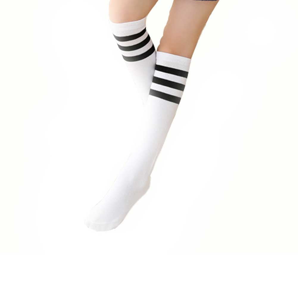 3 Pairs Kids Knee High Socks Boys Girls School Uniform Dress Socks ...
