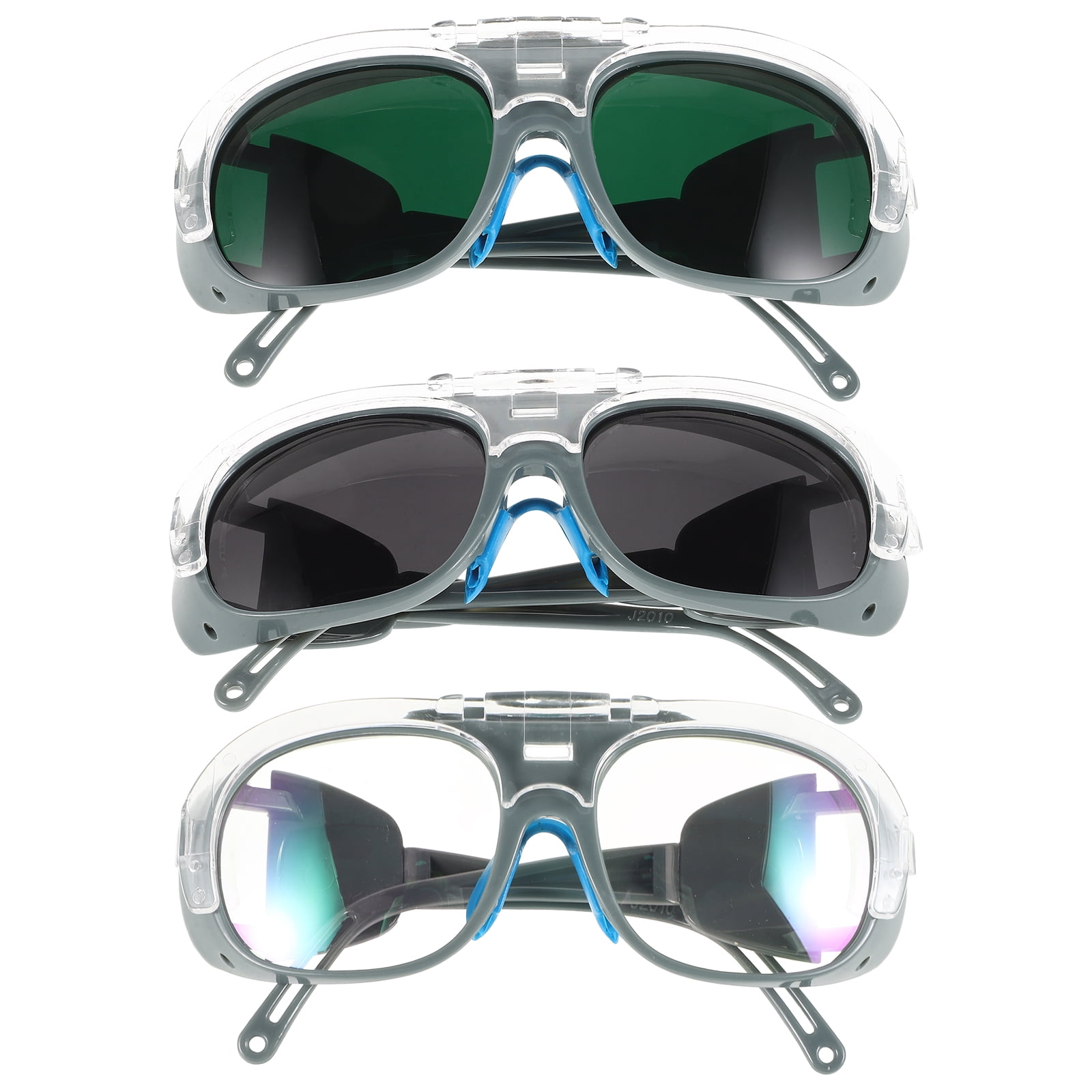 3 Pairs Welding Glasses Safety Work Goggles Protective Gear with Lens ...