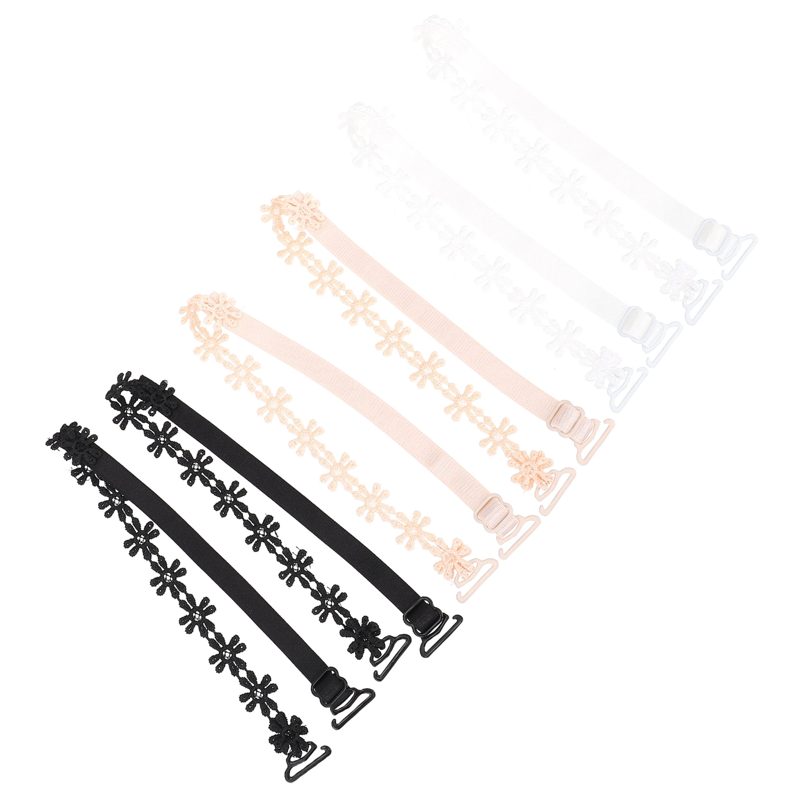 3 Pairs Ladies Bra Replacement Straps Bras Underwear Comfortable Unique ...