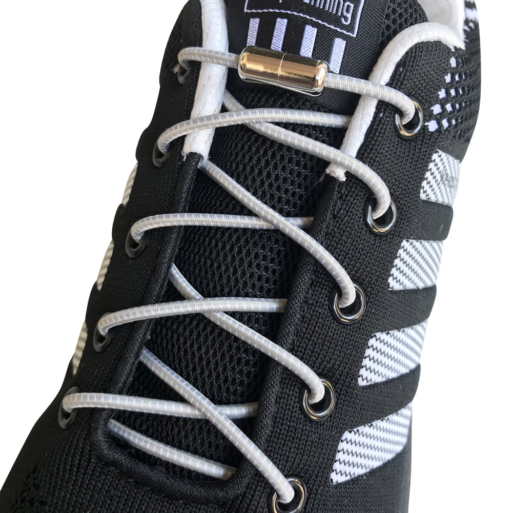 3 Pairs Lazy No Tie Elastic Tieless Lock Shoe Laces Strings for Kids ...