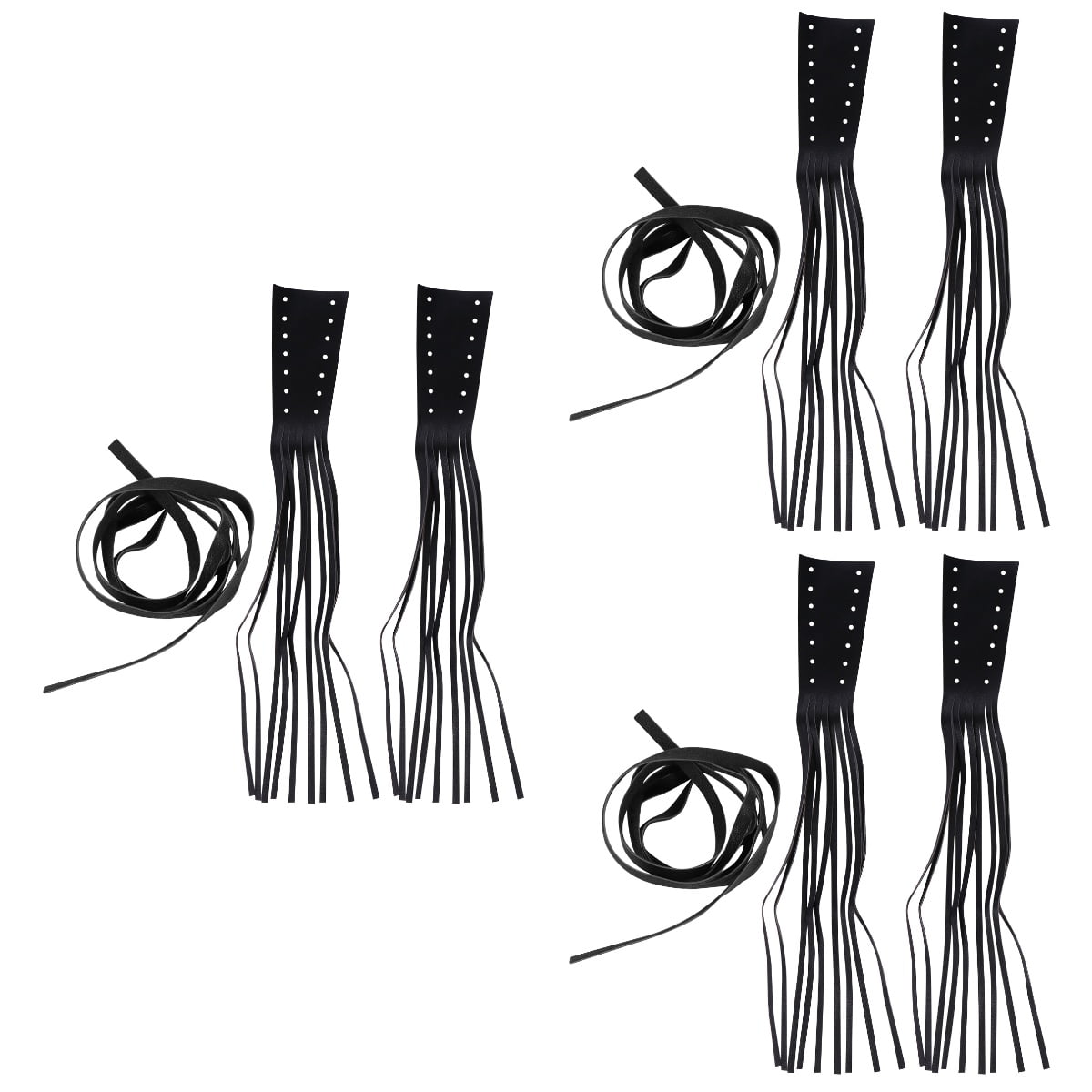 3 Pairs Motorcycle Handlebar Tassels Grips Covers Accessories - Walmart.com