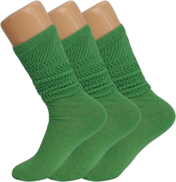 3 Pairs Lightweight Slouch Socks for Women with Thin Sole Shoe Size 5 ...