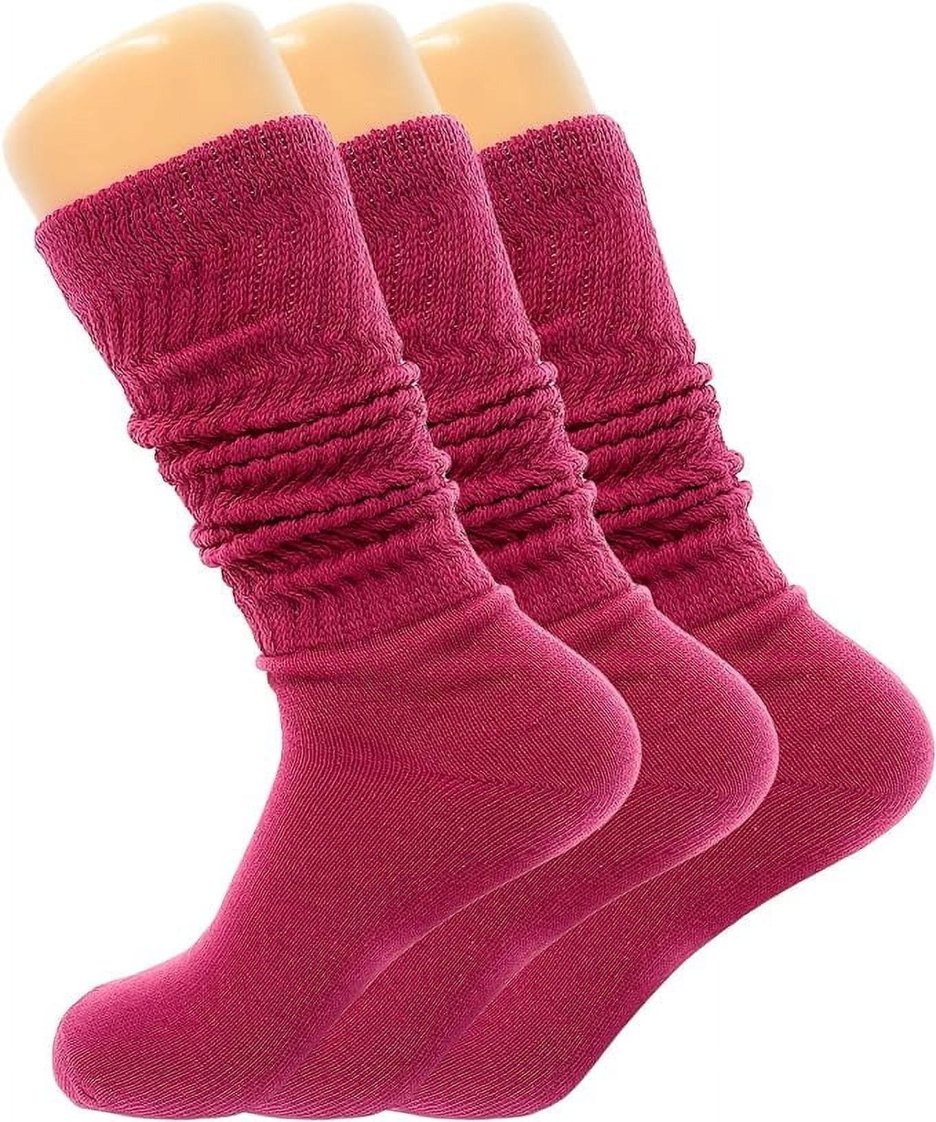 3 Pairs Lightweight Slouch Socks for Women with Thin Sole Shoe Size 5 ...