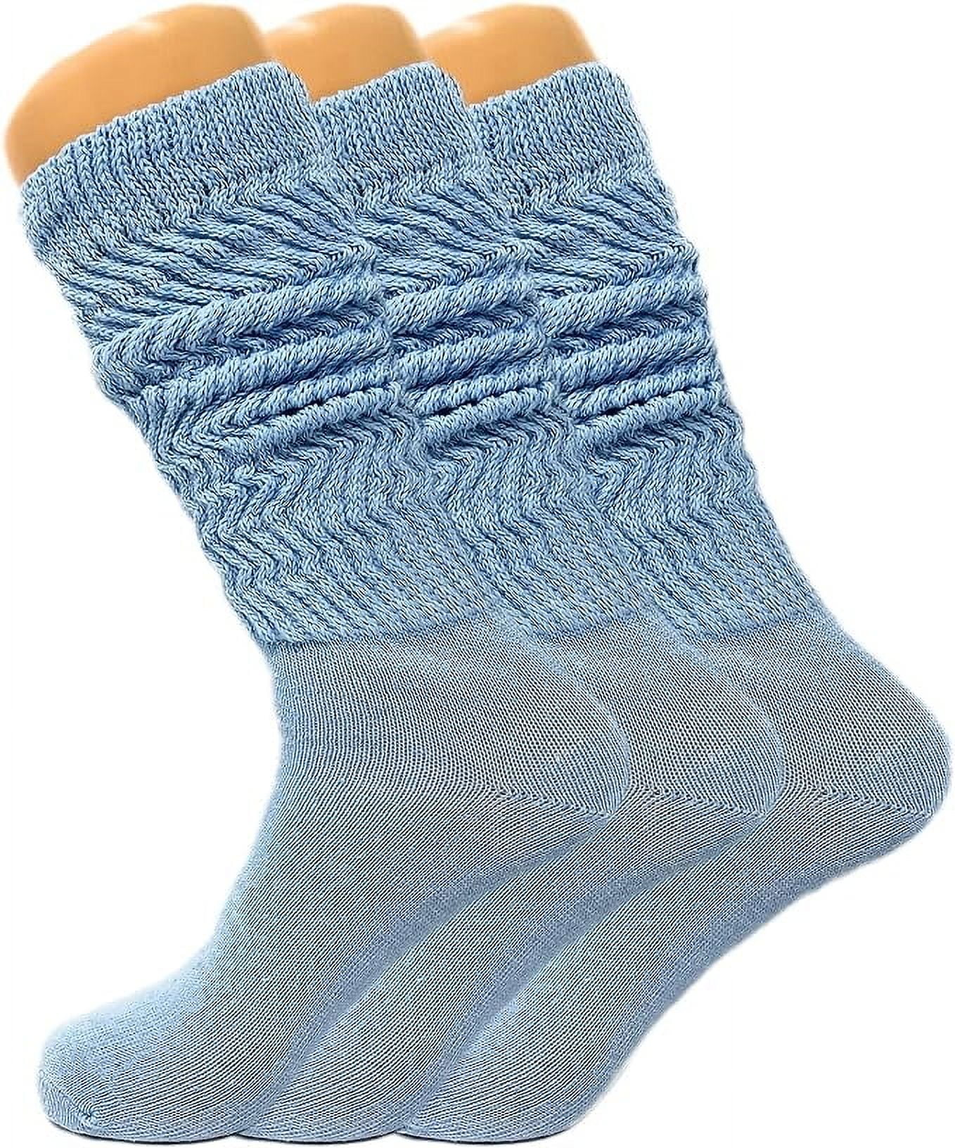 3 Pairs Lightweight Slouch Socks for Women with Thin Sole Shoe Size 5 ...