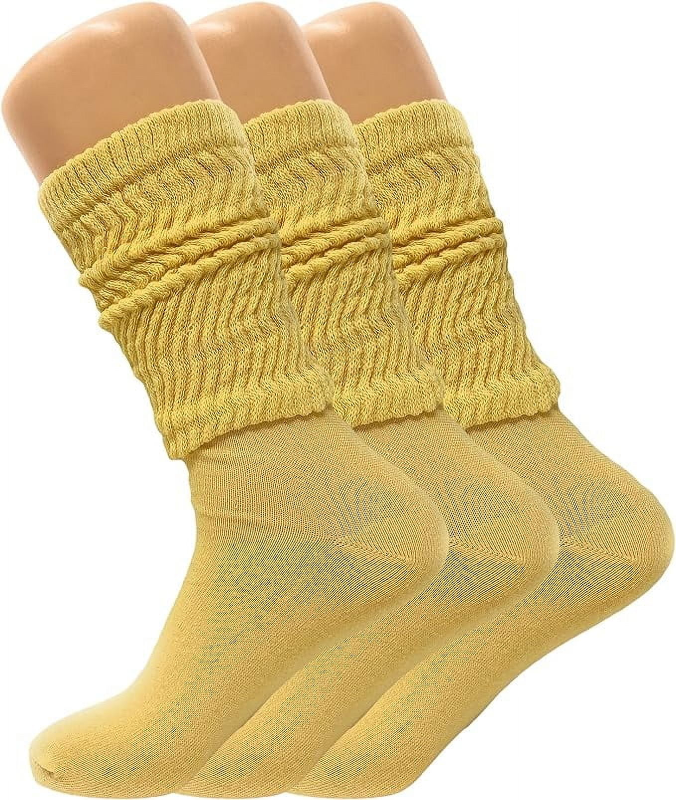 3 Pairs Lightweight Slouch Socks for Women with Thin Sole Shoe Size 5 ...