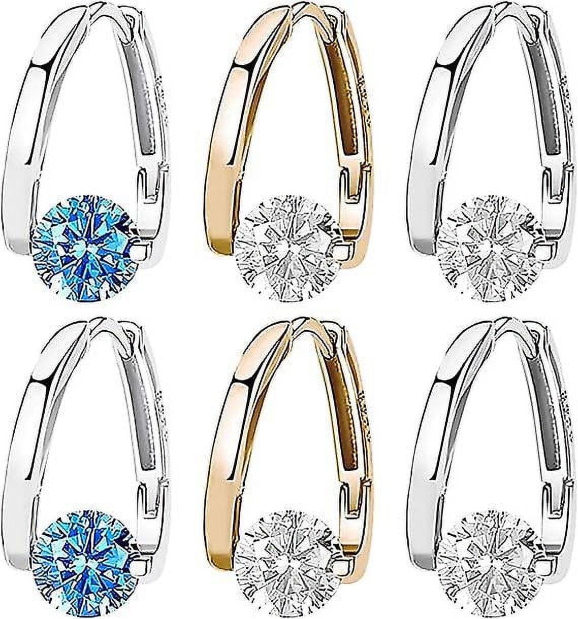 3 Pairs Lymphvity Germanium Earrings, Unclog Lymphatic Node ...