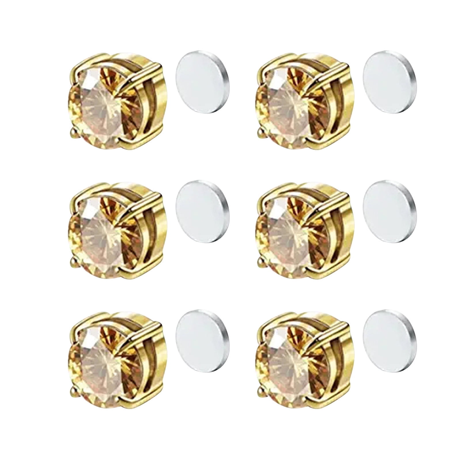 3 Pairs Magnetotherapy Acupressure Earrings for Unisex - No Punching ...