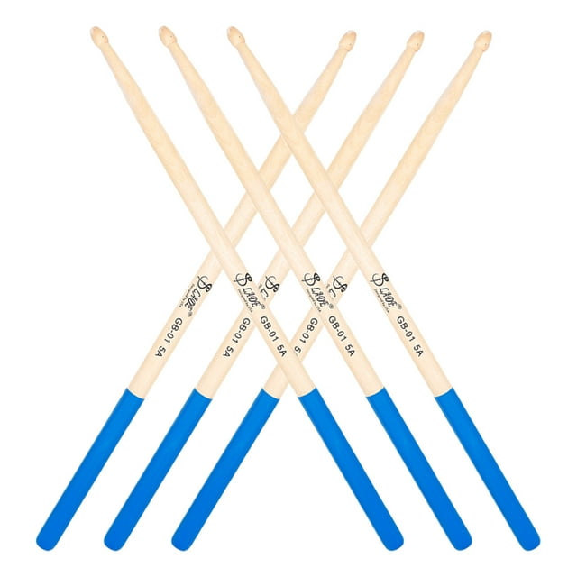 3 Pairs Maple Sticks Natural Drumstick Musical Drumstick Acoustic Drum ...