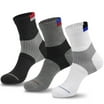 3-Pair Men's Cotton Sports Compression Socks – Mid-Crew Athletic ...