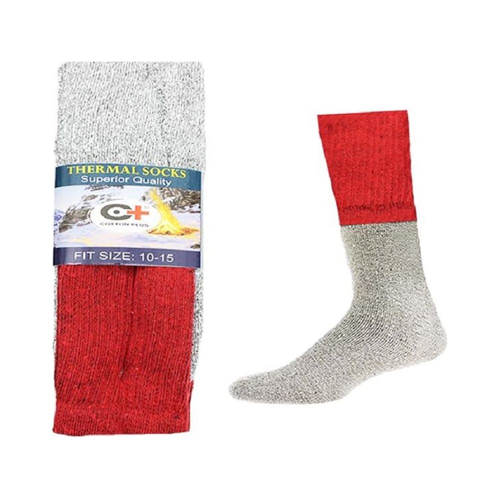 3 Pairs Mens Winter Heavy Duty Warm Thermal Crew Work Boots Socks ...