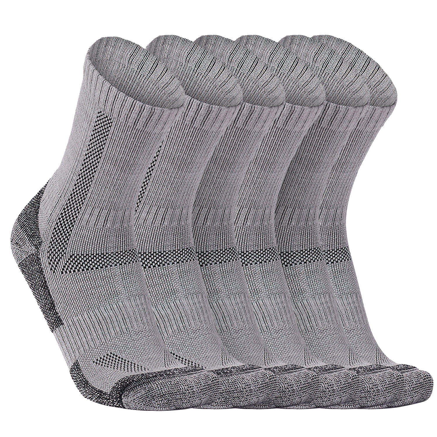 3 Pairs Merino Wool Socks for Men Women, Thermal and Warm Crew Socks ...