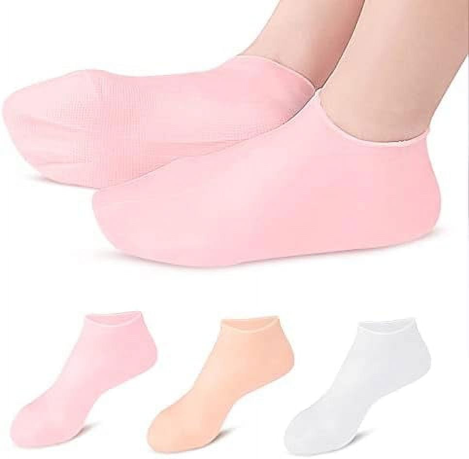 3 Pairs Moisturizing Socks Overnight, Thin Foot Spa Socks Cotton ...