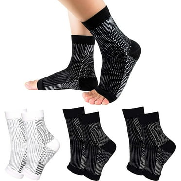 Aosijia 3 Pairs Neuropathy Socks for Women and Men 3 Pairs Open Toe ...
