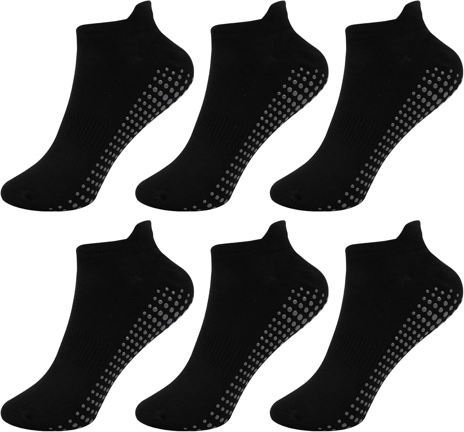 3 Pairs of Non-Slip Yoga Socks, Non slip, Grip Socks Pilates, For ...