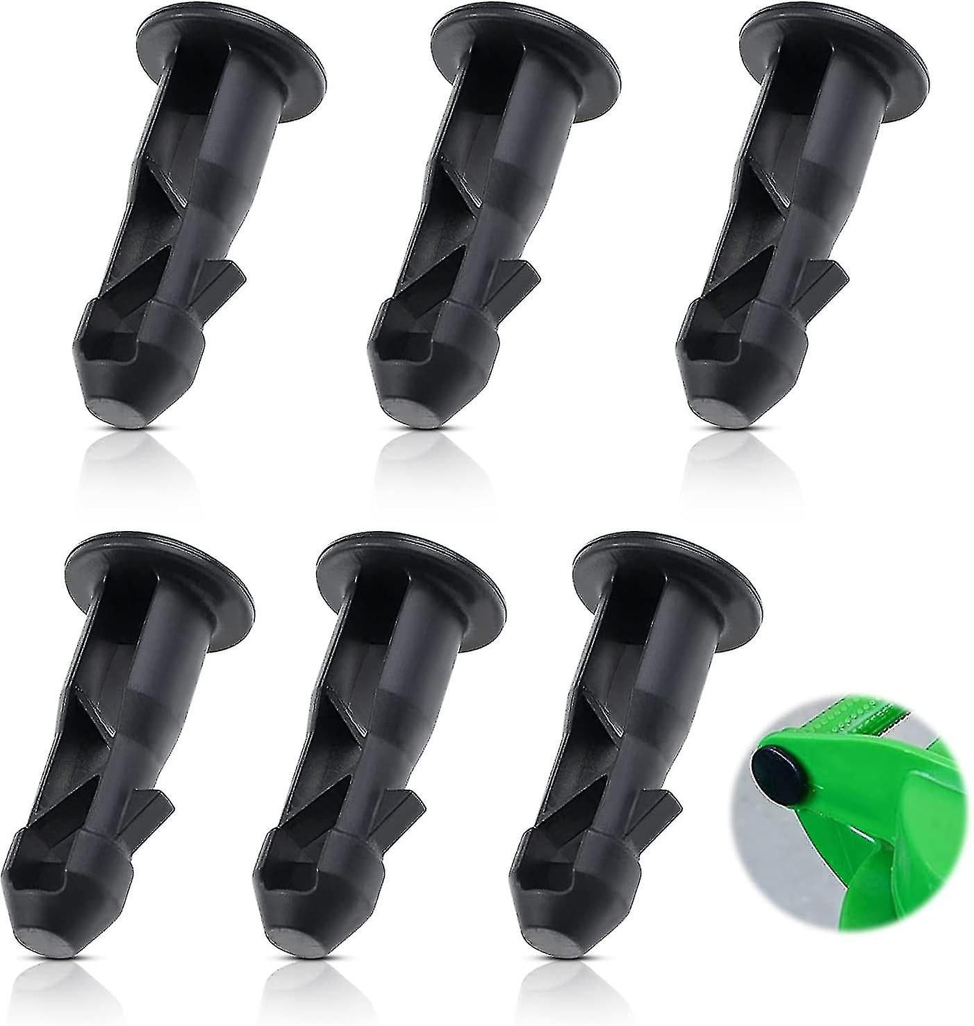 3 Pairs Of Wheelie Bin Lid Hinge Pins, 67mm X 31mm Black Plastic Fit ...