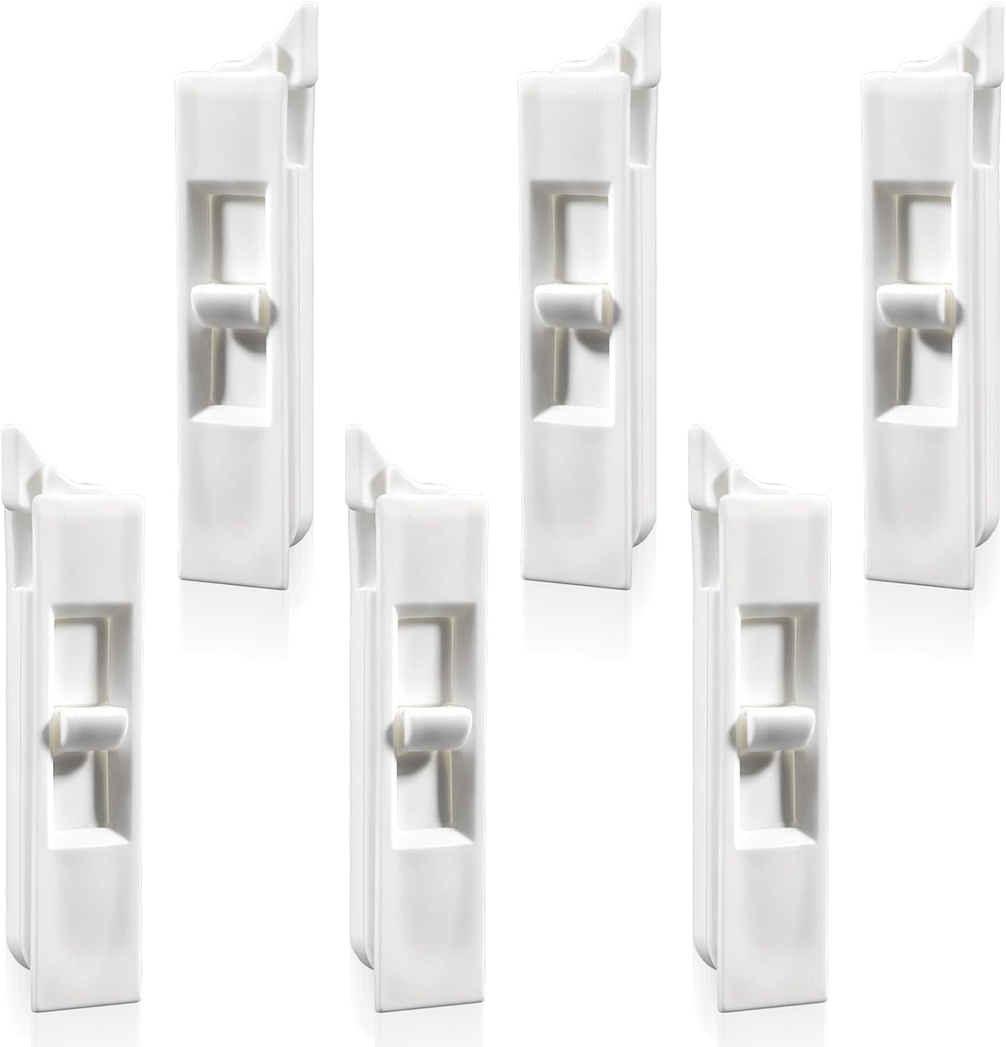 3 Pairs Plastic Window Tilt Latches, Spring-Loaded Snap-In Replacement ...