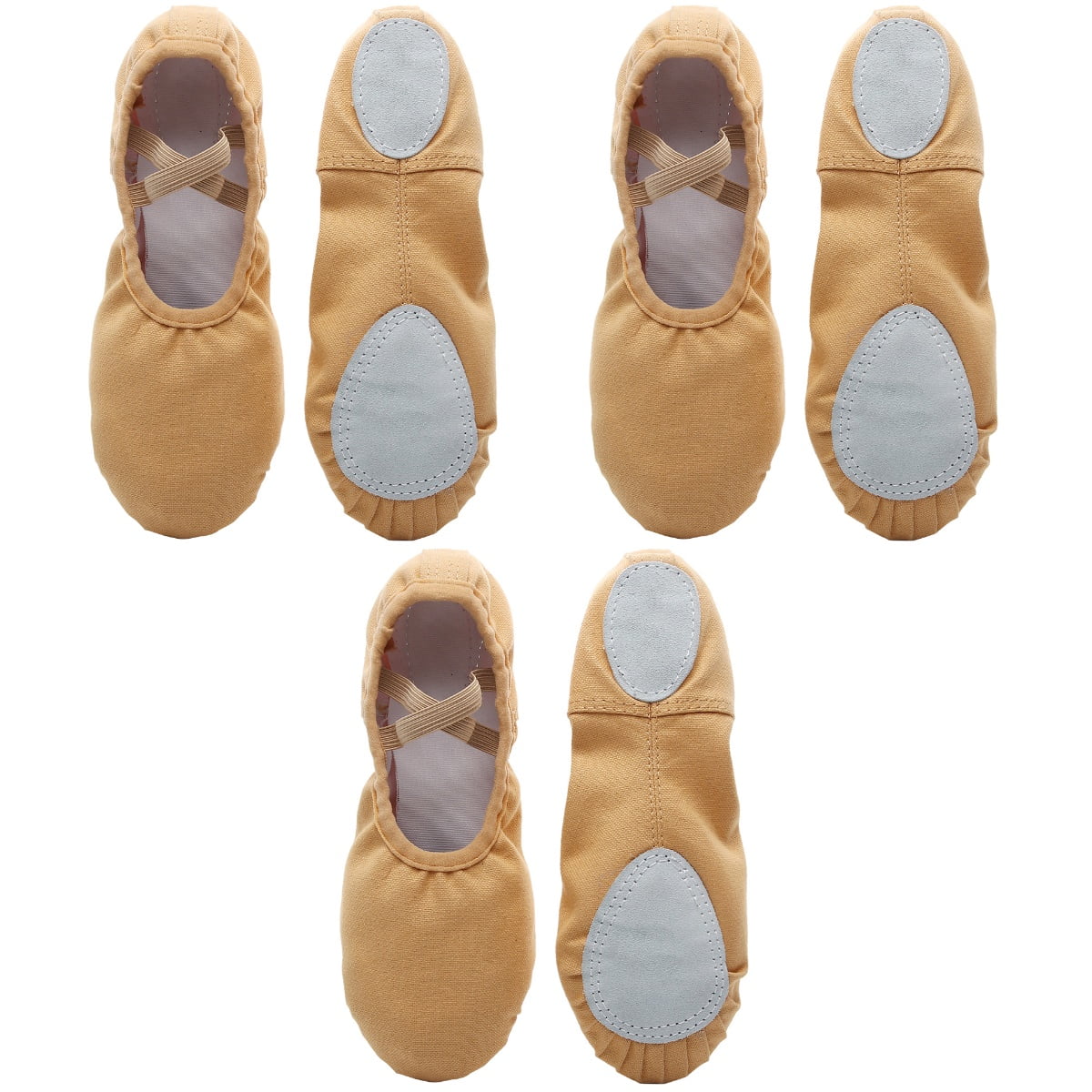 3 Pairs Professional Dance Shoes Ballroom Women's - Walmart.com